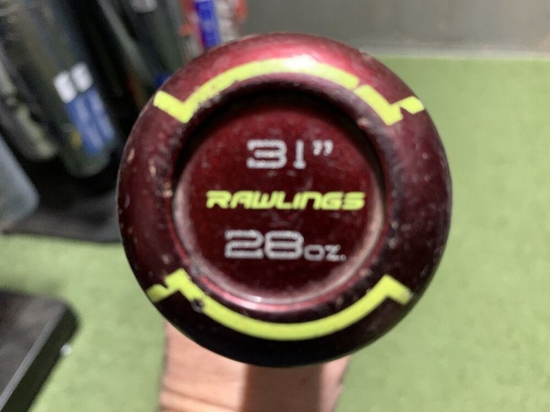 Rawlings Velo Hybrid -3 BBCOR Baseball Bat ~ 31/28 w/ New Lizard Skins ...
