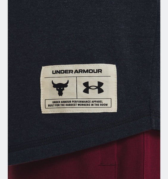 NWT men's medium Under Armour Project Rock Tank Top brahma bull outlaw ...