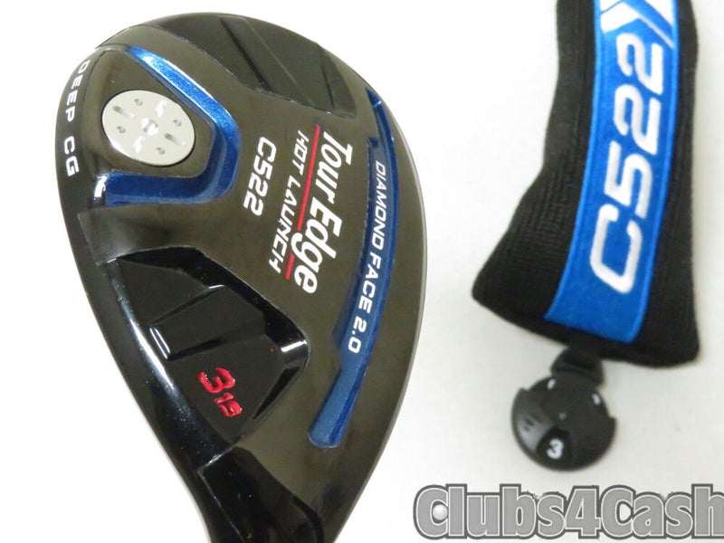 Tour Edge Hot Launch C522 Hybrid 19° 3H Fubuki HL Series 60S Stiff ...