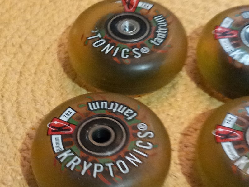 KRYPTONICS Tantrum Indoor Inline Wheels 4 Pack Brand new 64 mm 78A ...
