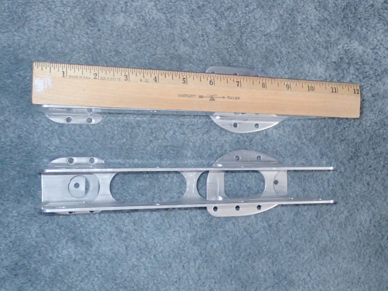 VINTAGE ALUMINUM Inline Roller Hockey Chassis Frames 9.33" Unbranded ...