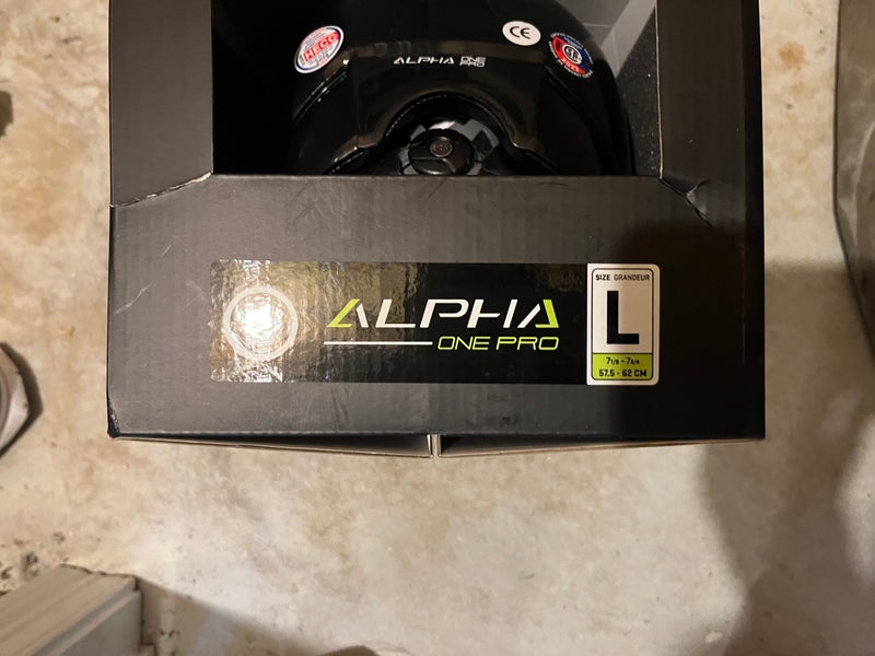 New Large Warrior Alpha One Pro Helmet Pro Stock | SidelineSwap | Buy ...