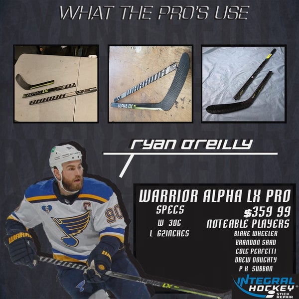 Used Left Handed Warrior Alpha LX Pro Hockey Stick Pro Stock ...