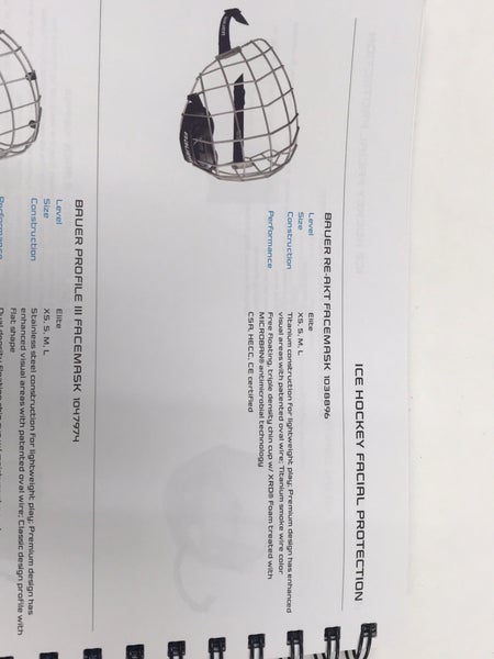 Bauer Re-Akt Face Mask Large | SidelineSwap | Buy and Sell on SidelineSwap