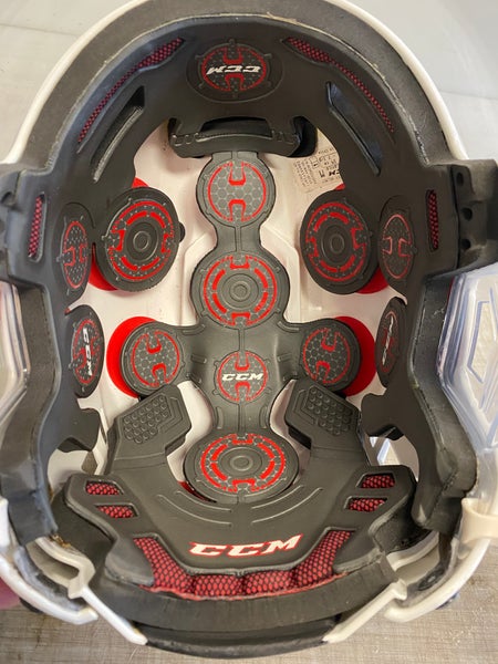 CCM Resistance Pro Stock Hockey Helmet CCM Visor Combo Medium 3608 ...