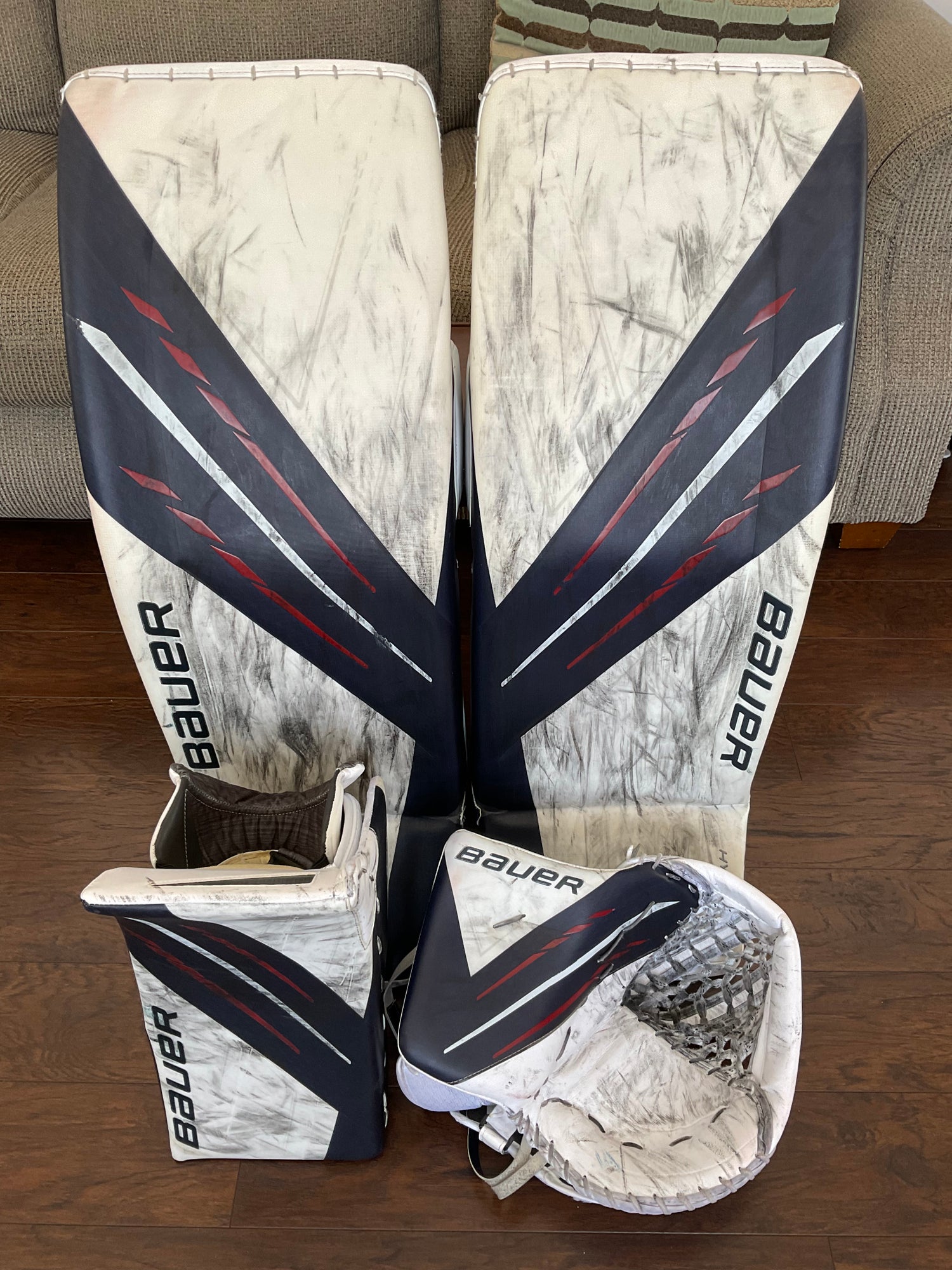 WHL Pro Stock Bauer Ultrasonic/Hyperlite Pads, Ultrasonic Blocker ...