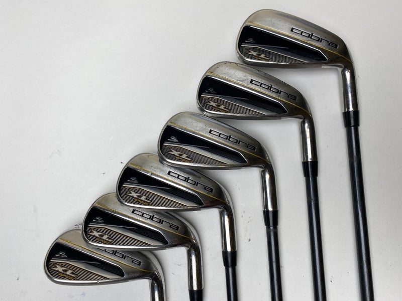 Cobra XL Speed Iron Set 6-PW+SW Senior Graphite Mens RH | SidelineSwap ...