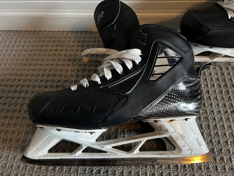 True Two Piece goalie skate And Bauer Tucks | SidelineSwap | Buy and ...