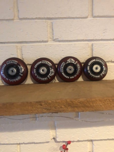 In-line roller Wheels W Bearings 4 Wheels | SidelineSwap | Buy and Sell ...