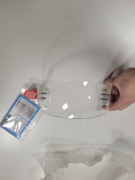 New Bauer Pro Straight Visor Clear | SidelineSwap | Buy and Sell on SidelineSwap