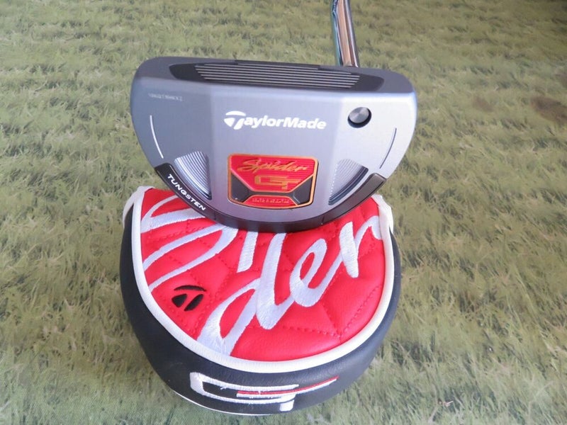 MINT * Taylormade SPIDER GT ROLLBACK Black/Slv Single Bend 34" Putter ...