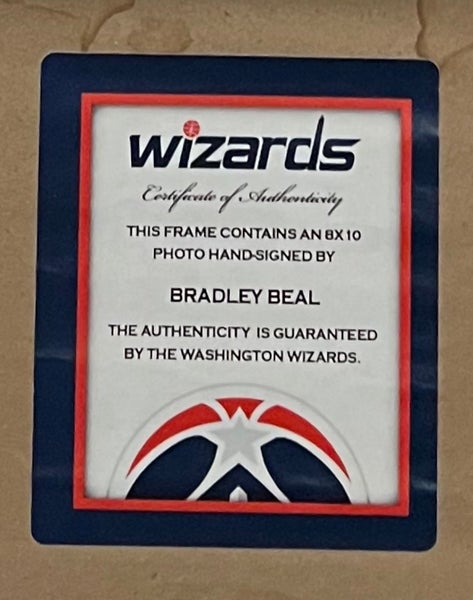 BRADLEY BEAL CERTIFIED HAND SIGNED AND FRAMED ACTION PHOTO ...