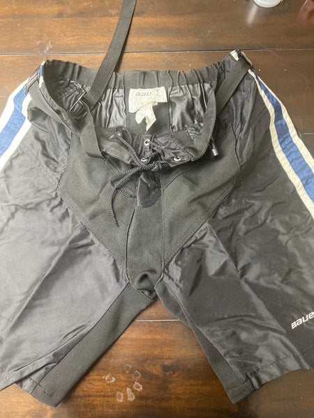 Bauer pant shell SR. Med navy/wht stripe | SidelineSwap | Buy and Sell ...