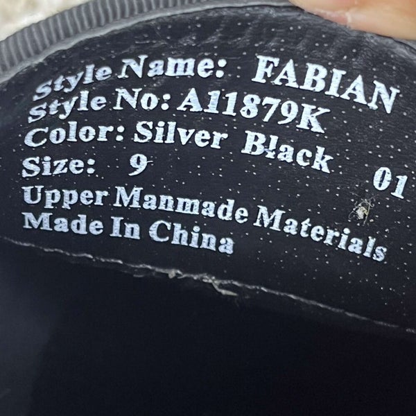 Moretti Black Label Fabian Silver Rhinestone Red Bottom Men's Dress ...