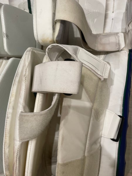 Thatcher Demko Pads (2022-23 Game Worn) | SidelineSwap | Buy and Sell ...