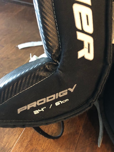Bauer Prodigy Goalie pads 24” | SidelineSwap | Buy and Sell on SidelineSwap