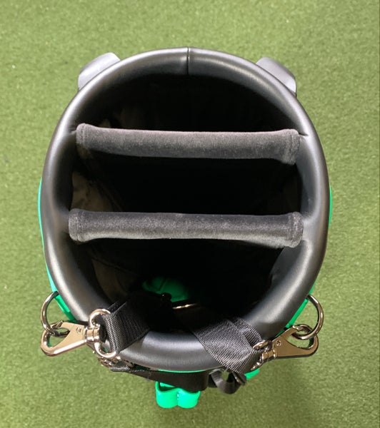 Titleist Linksmaster Member Carry Stand Bag Green 3-Way Divide Golf Bag ...