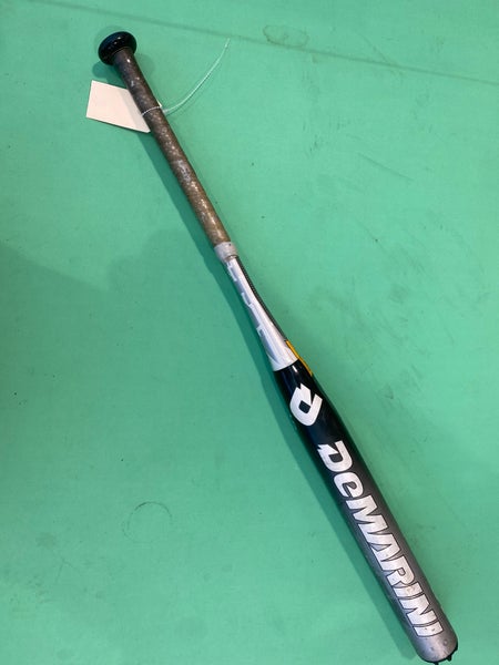 DeMarini CF4 Silver Trace Pitch Black Plus Composite Bat -10 23OZ 33 ...