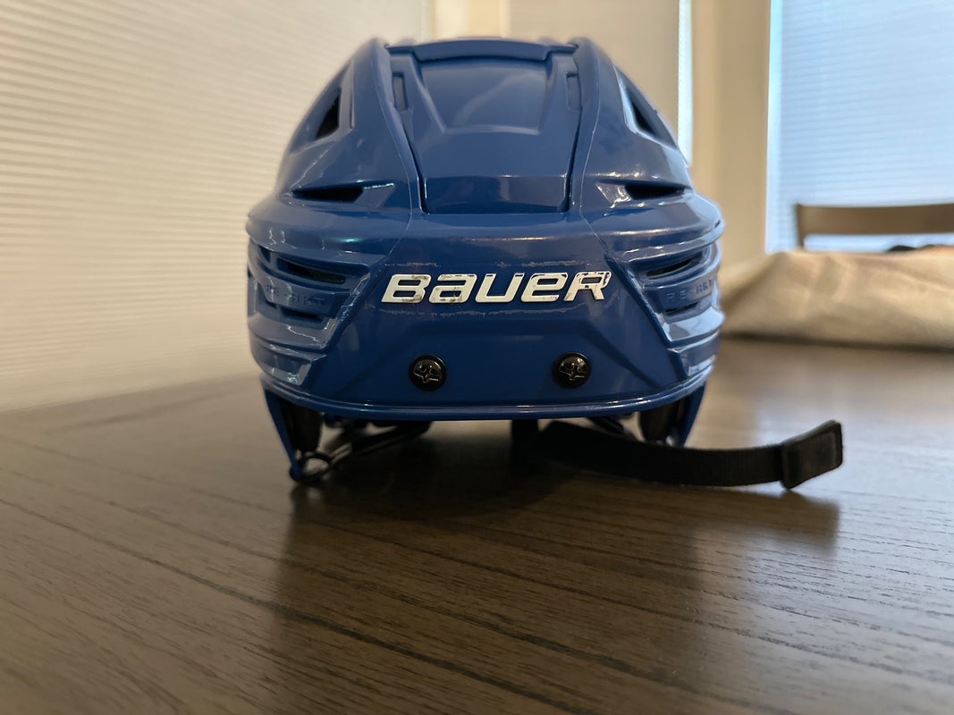 New Pro Stock Small Bauer Re-Akt 150 VN BLUE Helmet | SidelineSwap