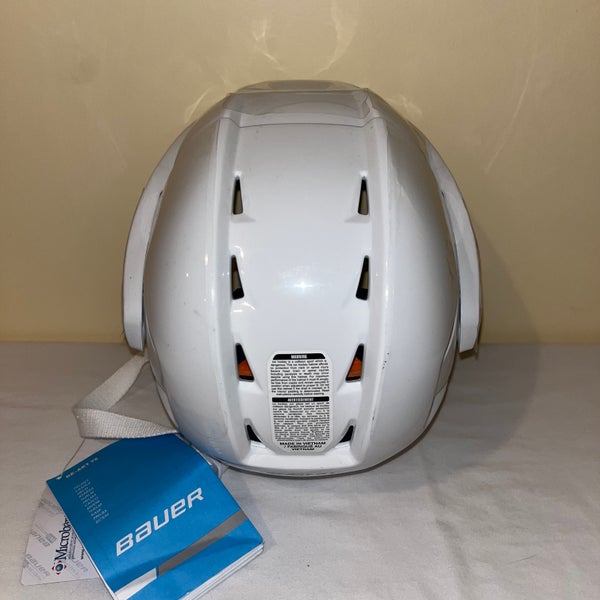 New Small Bauer Re-Akt 75 Helmet - White | SidelineSwap | Buy and Sell ...