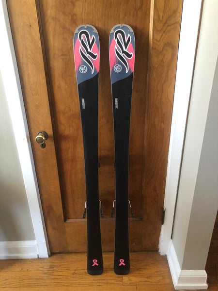 Atomic Affinity Pure 148cm with Atomic Bindings and K2 SuperBurnin 146cm with Marker Bindings ...