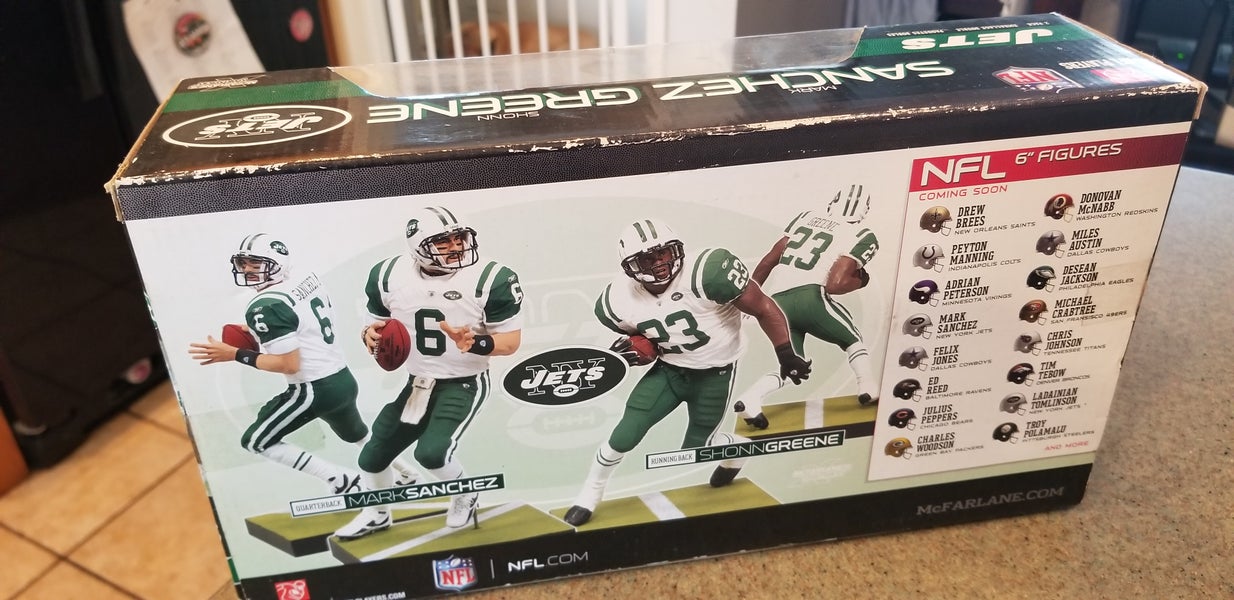New York jets NFL McFarlane sports figure 2 pack Mark Shown Greene ...