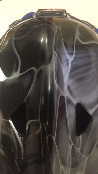 Senior Used Itech 1400 C Black/ Grey Wave Goalie Mask | SidelineSwap ...