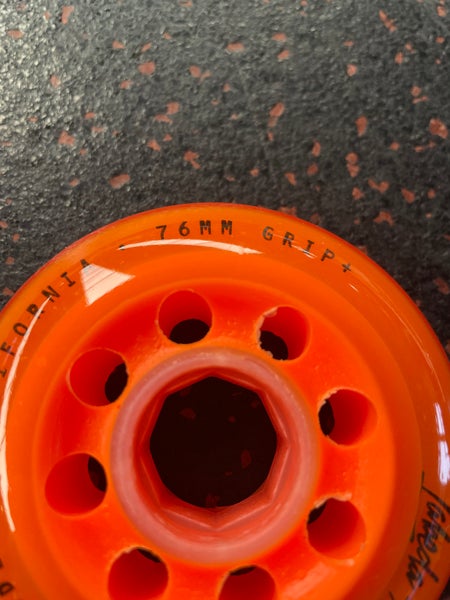Orange 76mm Labeda Addiction Grip+ Wheels 4-Pack | SidelineSwap | Buy ...