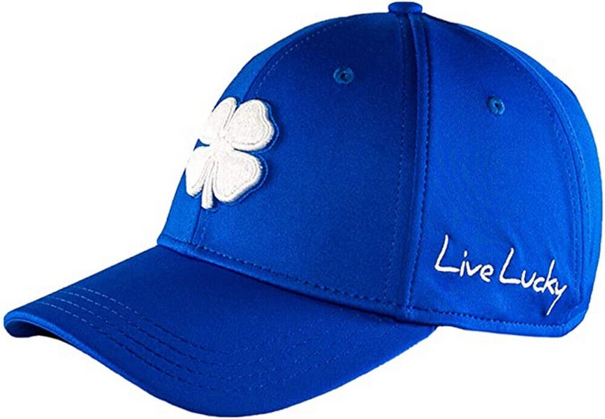 NEW Black Clover Premium Clover #8 Royal Blue/White Fitted S/M Golf Hat ...