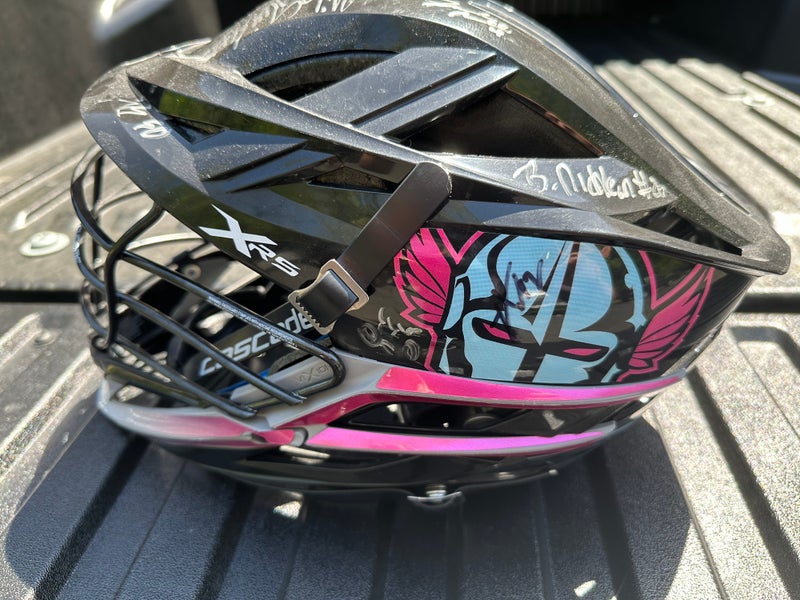 2021 PLL Chrome Helmet Signed | SidelineSwap | Buy and Sell on SidelineSwap