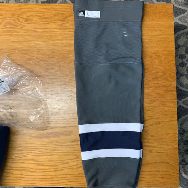 Adidas Pro Stock Hockey Socks Large Winnipeg Jets Reverse Retro ...