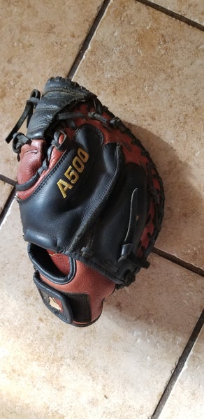 Used Wilson Left Hand Throw Catcher's A500 Baseball Glove 32.5 ...