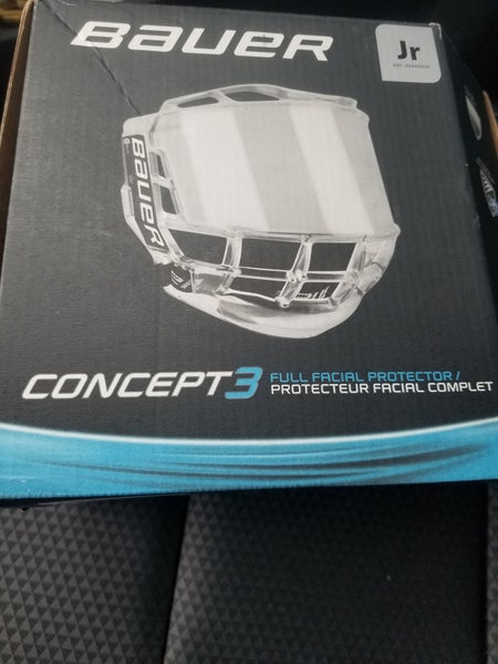 New Bauer Bauer concept 3 face shield (JR) | SidelineSwap | Buy and ...