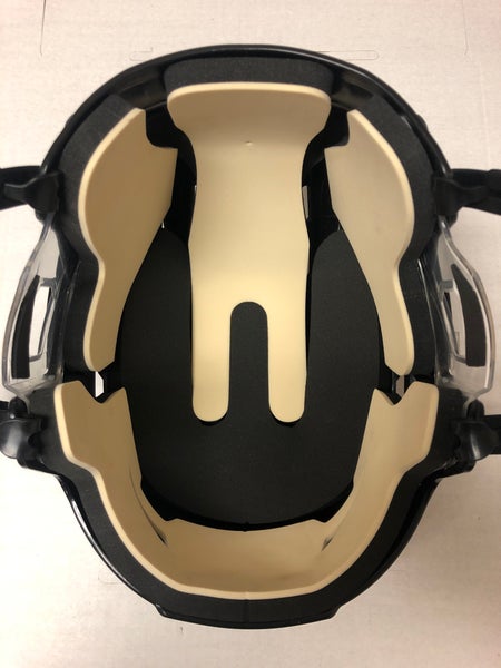 New Senior CCM Vector V08 Hockey Helmet Black Medium Med M vo8 htv08 sr ...