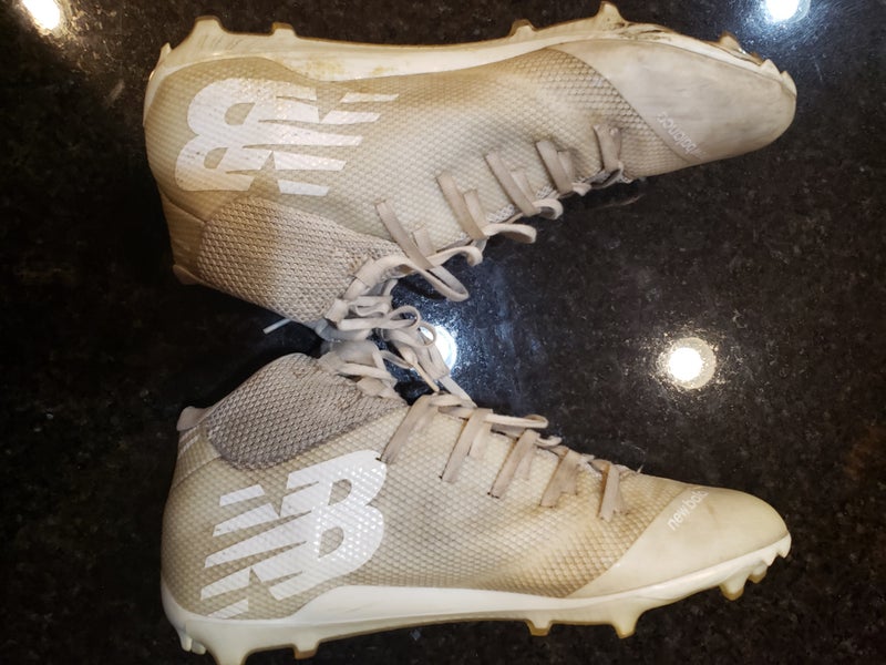 White Adult Used Men's Size 11 (Women's 12) Molded Cleats New Balance ...
