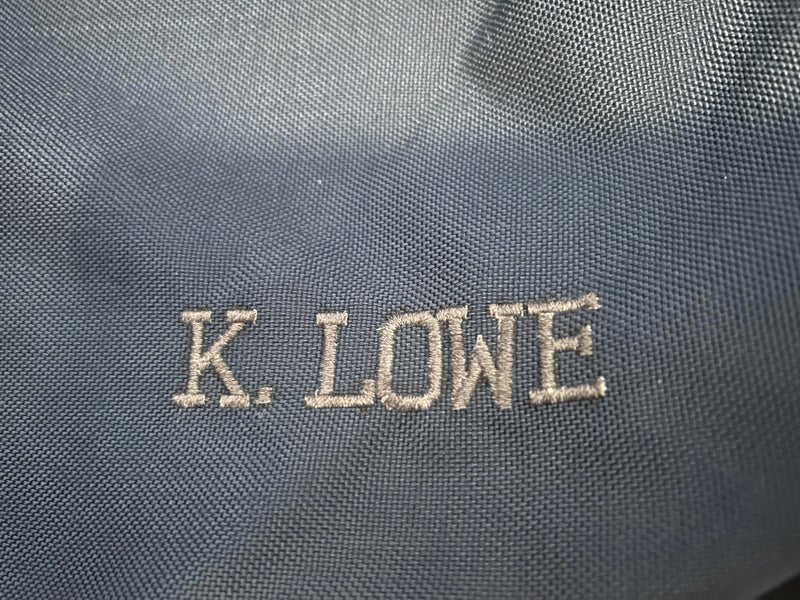 Kevin Lowe's Edmonton Oilers custom suit travel bag | SidelineSwap ...