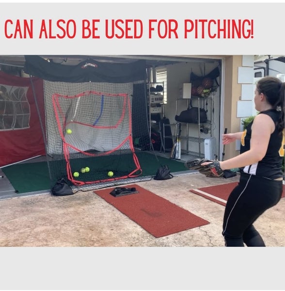 New HITZEM Baseball & Softball Garage Hitting Net | SidelineSwap | Buy ...
