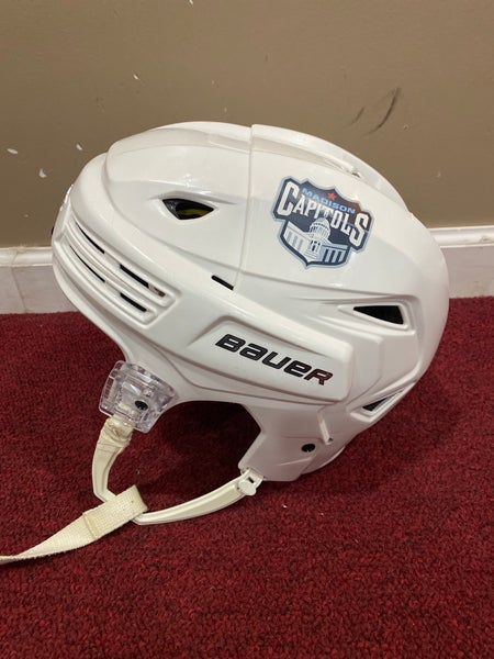 Madison Capitols Medium Bauer Pro Stock Re-Akt 200 Helmet Item#MDH14 ...