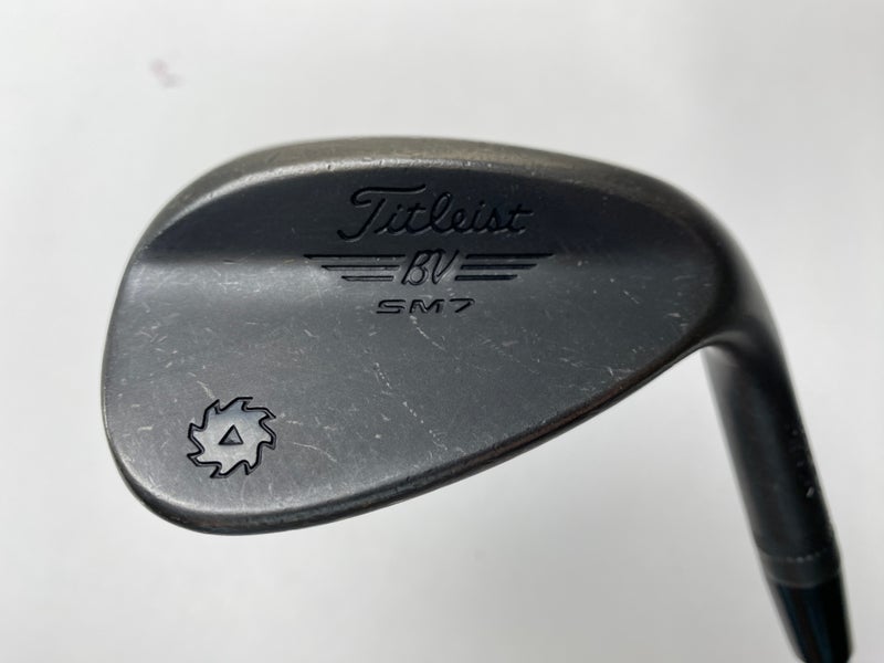 Titleist Vokey SM7 Jet Black Wedge 54* 10 Bounce S-Grind Wedge RH Midsize Grip | SidelineSwap ...