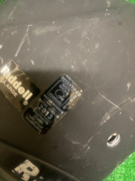 Adult Large - Riddell Revolution Football Helmet - Matte Black ...