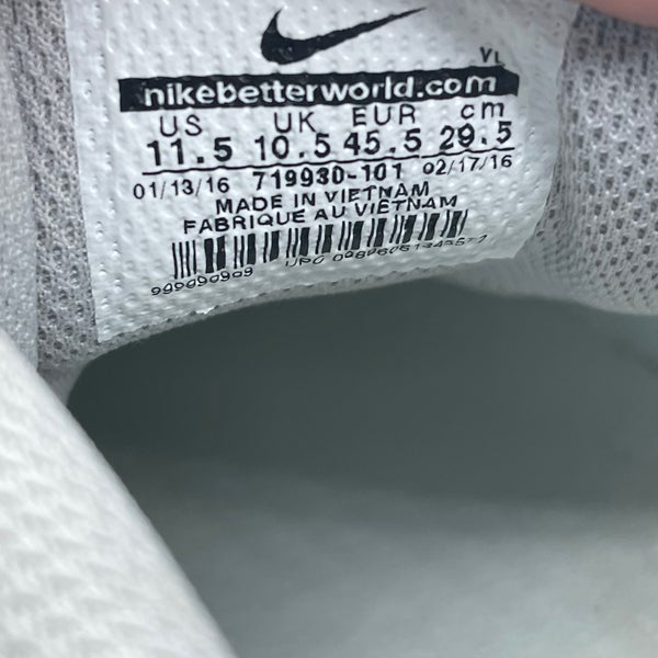 Nike Alpha Pro 2 TD Football Cleats White Black 719930-101 Men’s Size 11.5 NEW. | SidelineSwap ...