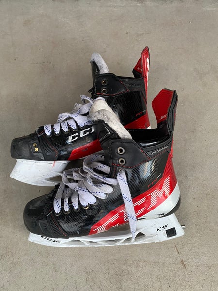 Used CCM Wide Width Pro Stock Size 9 JetSpeed FT4 Pro Hockey Skates ...