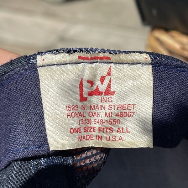 Vintage Detroit Diesel Power Hat Mesh Snapback Trucker Cap Made In USA ...