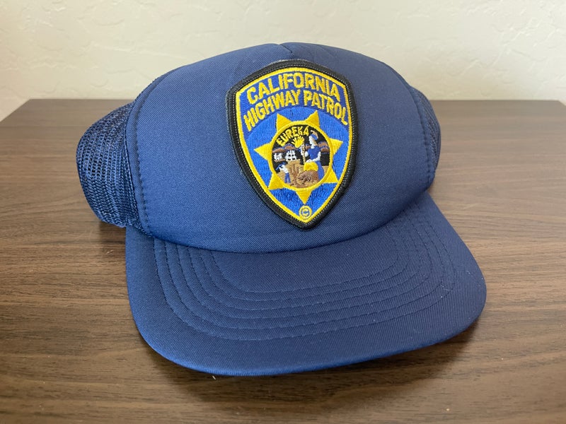 CHP California Highway Patrol SUPER VINTAGE POLICE Snapback Trucker's ...