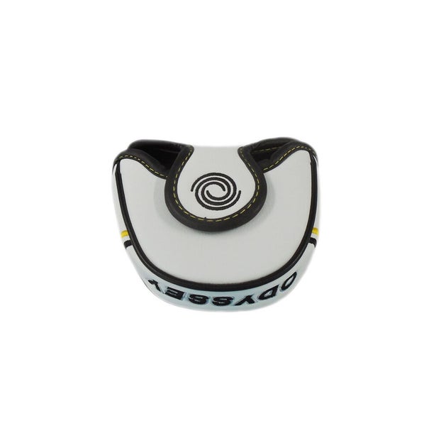 Odyssey Stroke Lab White/Black/Yellow Mallet Putter Headcover ...