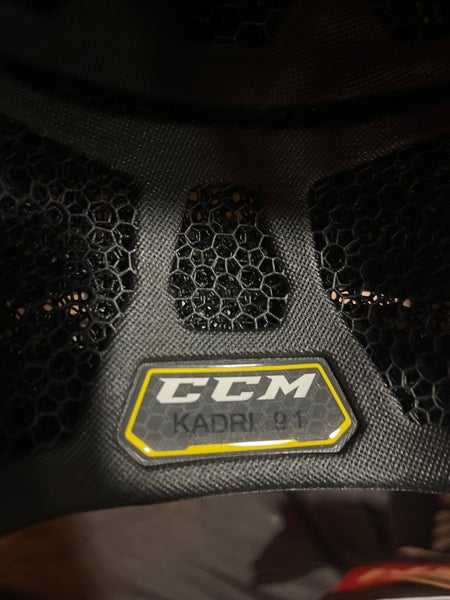 New White CCM Super Tacks X Pro Custom Helmet Kadri Small ...