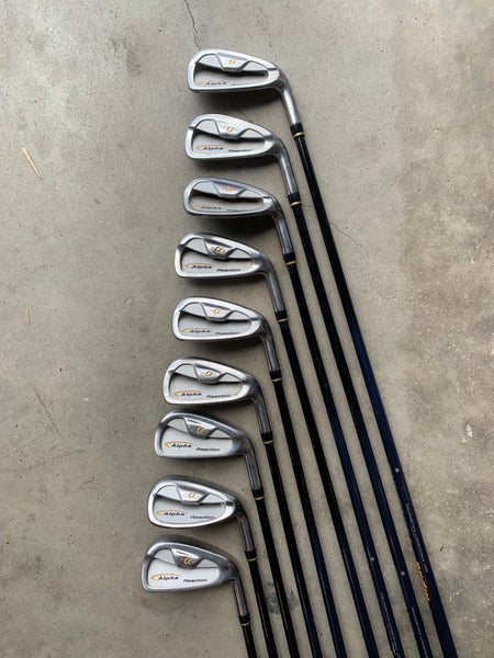 Used Alpha Reaction Men's Right Iron Set | SidelineSwap | Buy and Sell ...