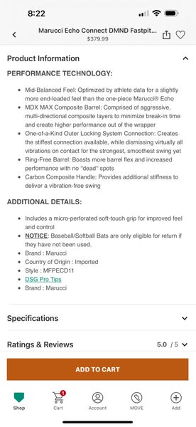 2023 Marucci echo connect dmnd | SidelineSwap | Buy and Sell on SidelineSwap