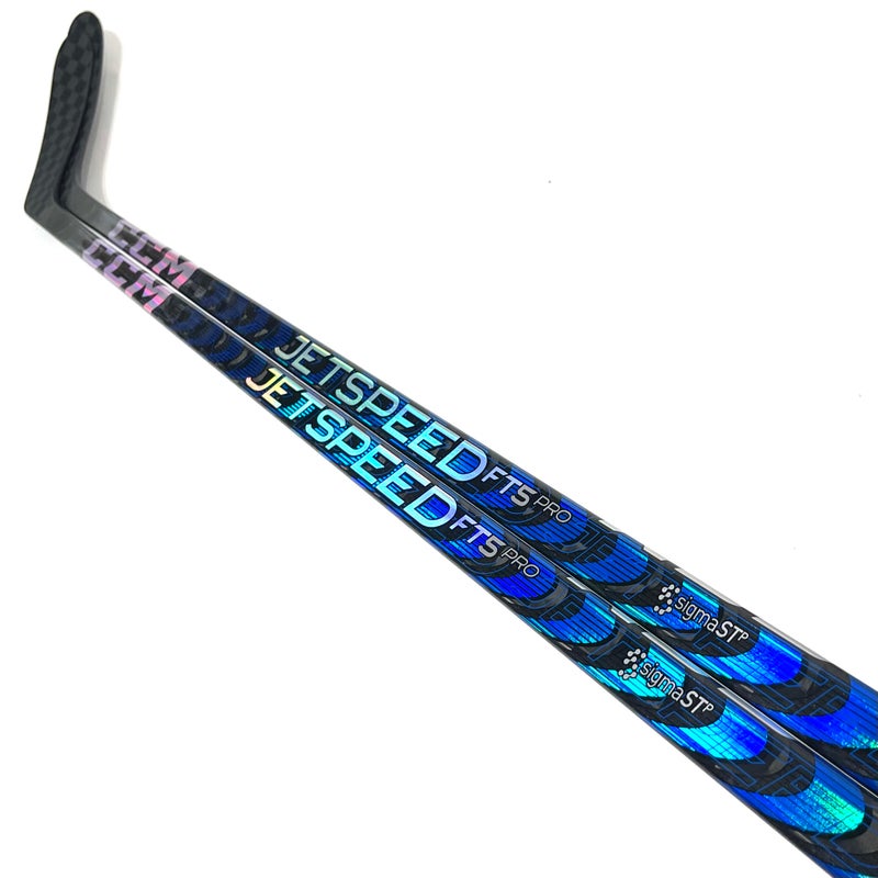 New 2 Pack Red CCM Jetspeed FT5 Pro Hockey Sticks-RH-P90-80 Flex-Stick ...