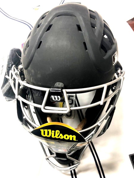 WILSON SHOCK FX S/M 6 1/8-7 1/8 NWT PRO-STOCK BLACK MATTE Catchers Mask ...
